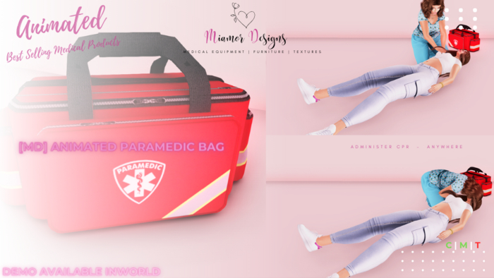 Second Life Marketplace - [MD] Animated Paramedic Bag